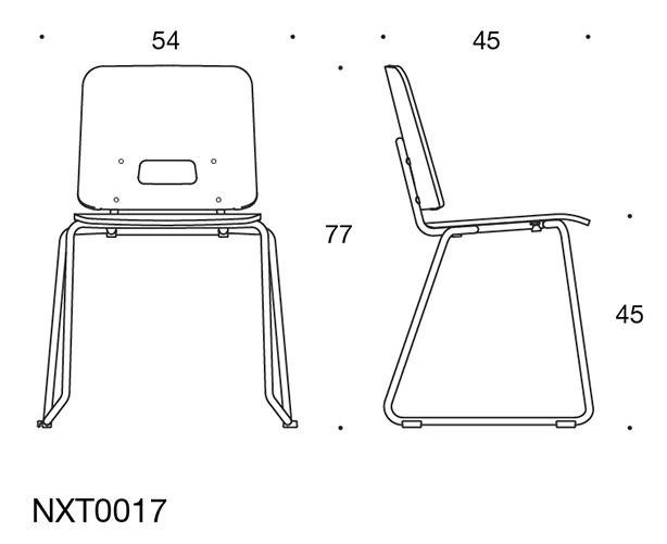 Grip NxT - Chair with sled base | Martela