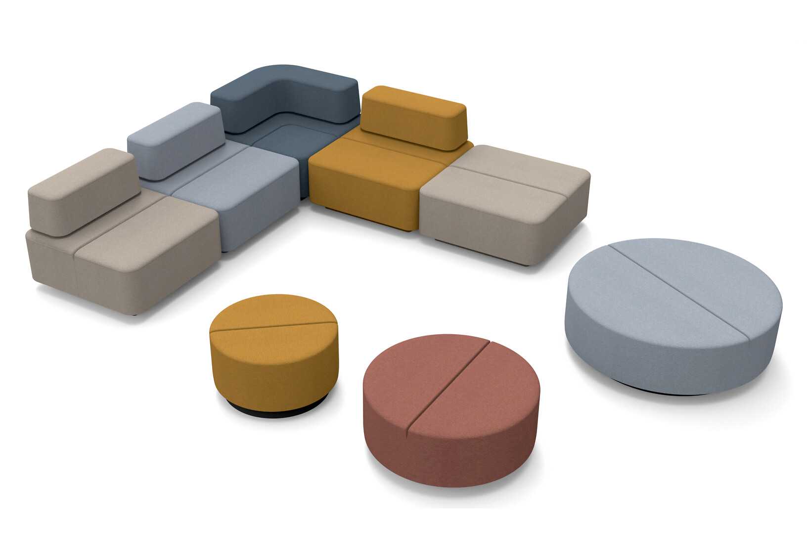 Movie - Round bench | Martela