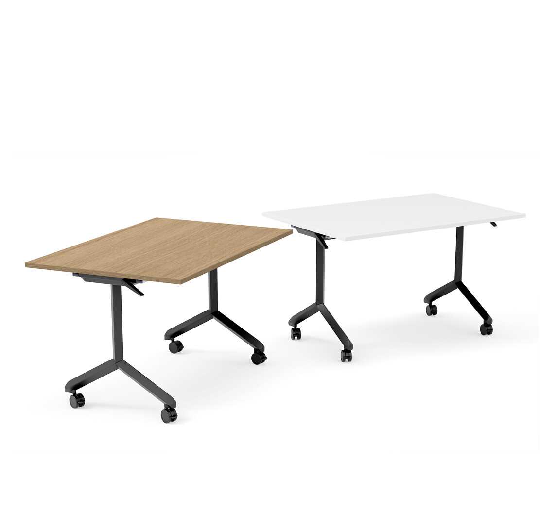 Eddy - Folding table with lockable castors | Martela