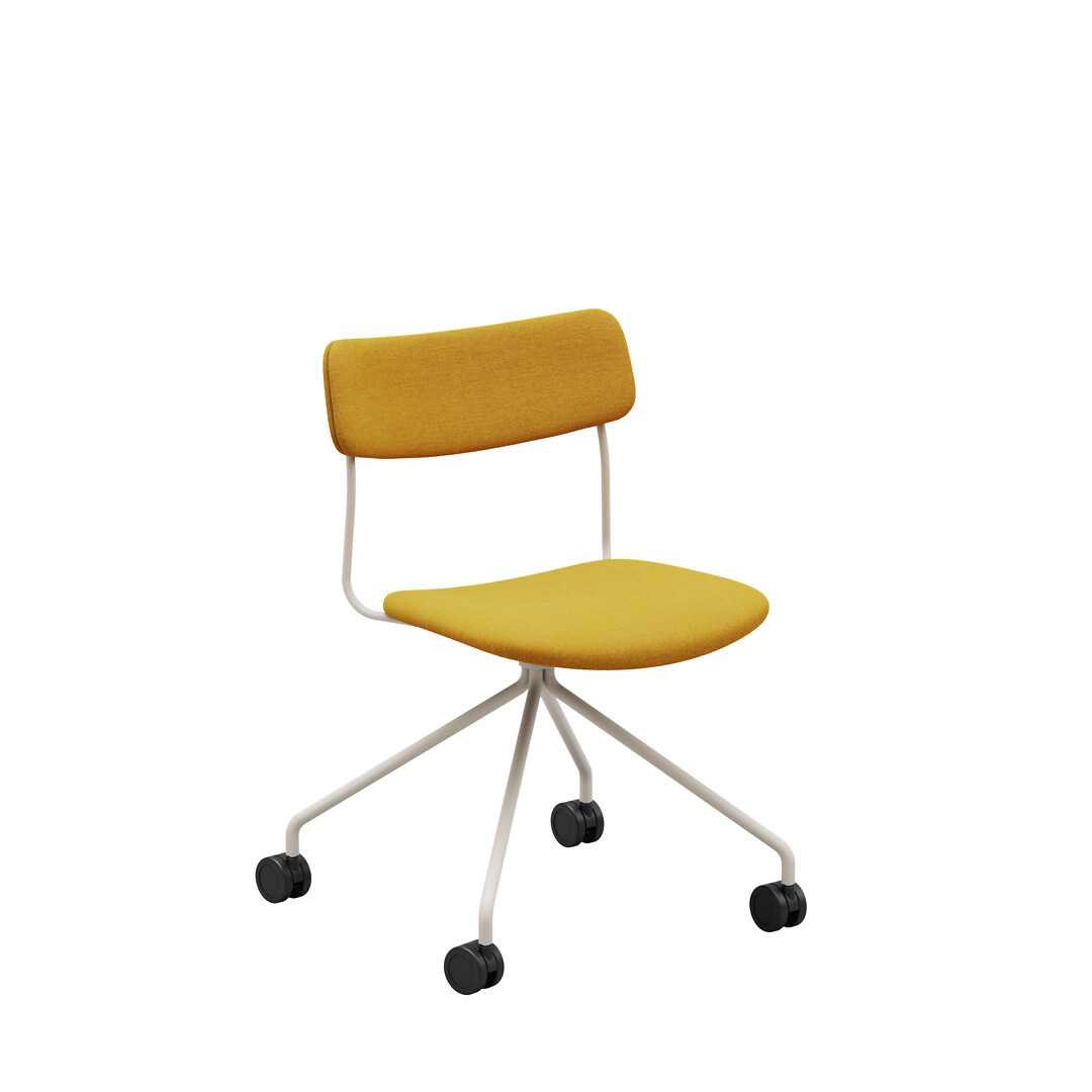 Ella - Universal chair with four leg base and castors | Martela