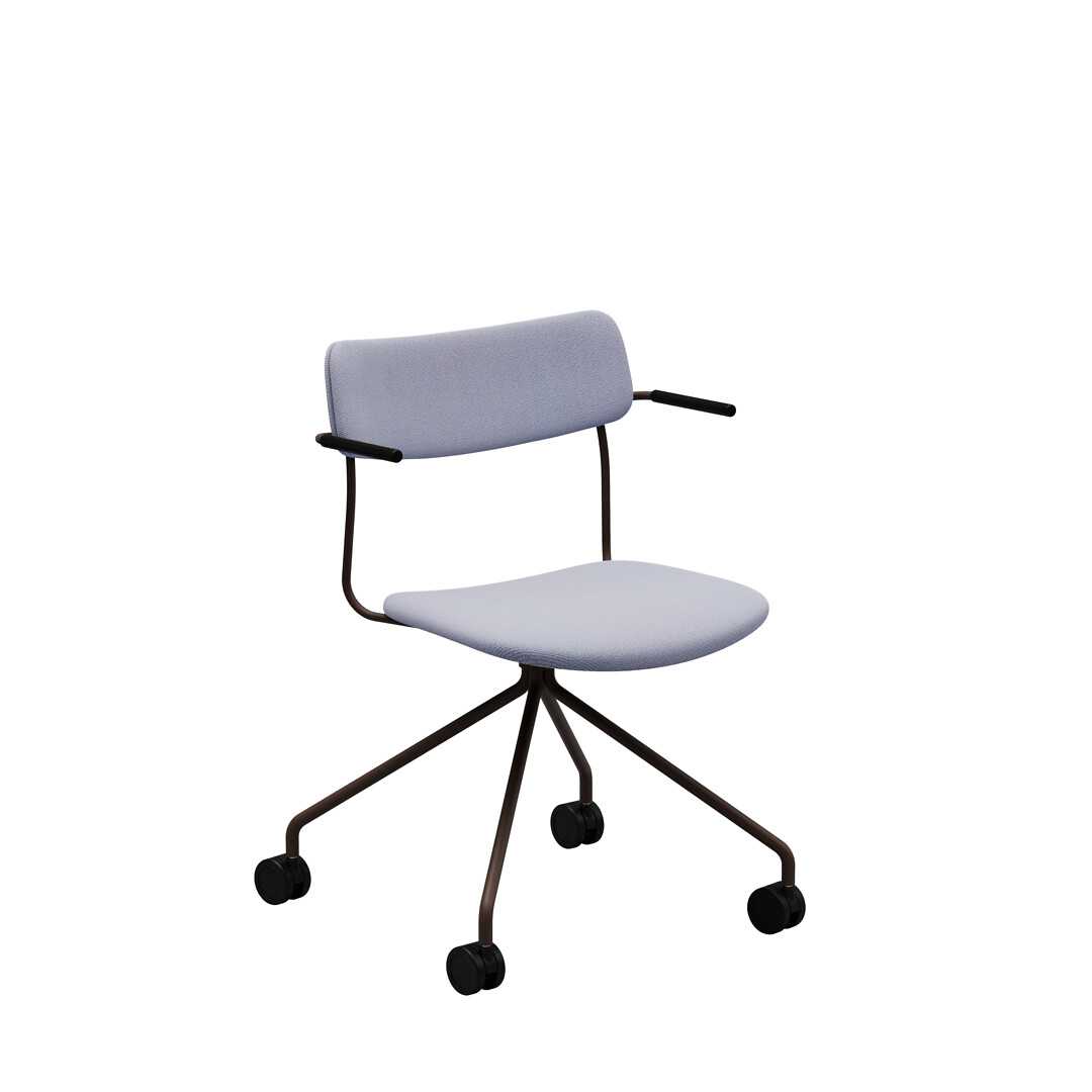 Ella - Universal chair with four leg base and castors | Martela
