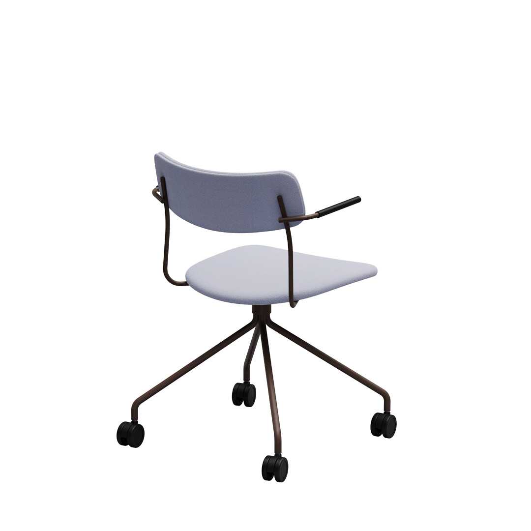 Ella - Universal chair with four leg base and castors | Martela