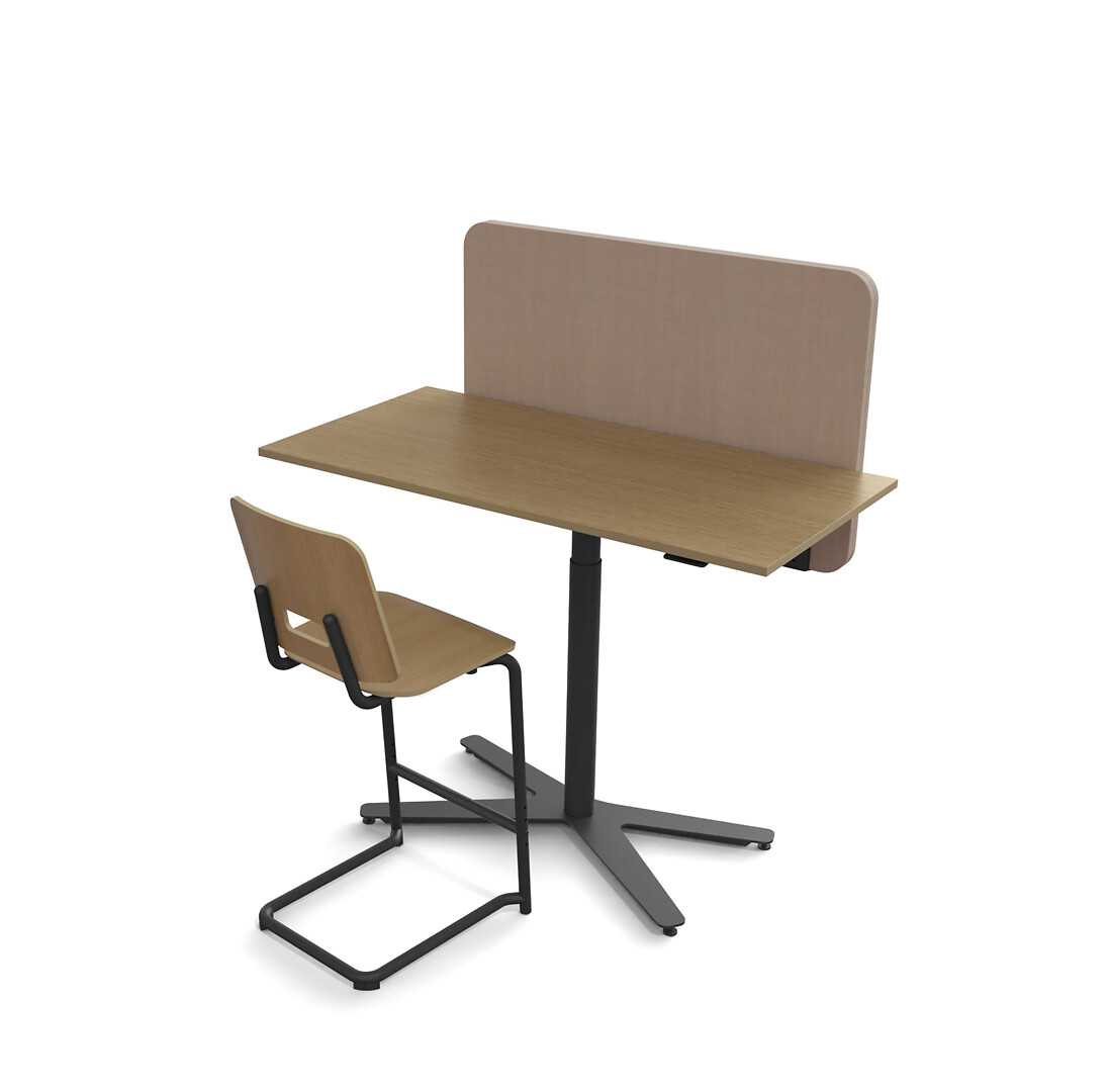 Face - Table screen with rounded corners | Martela