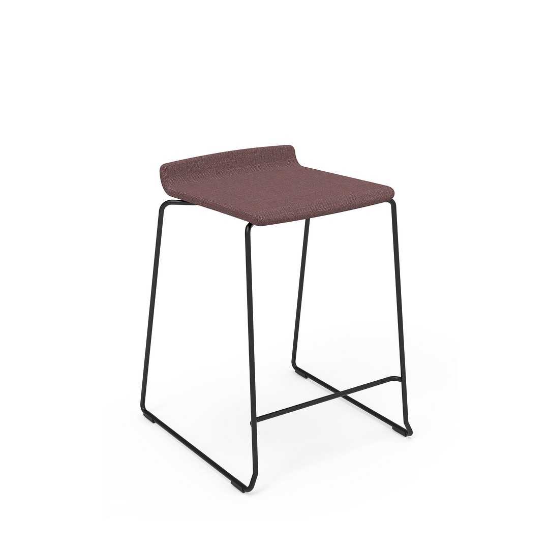 Form - Bar stool with sled base | Martela