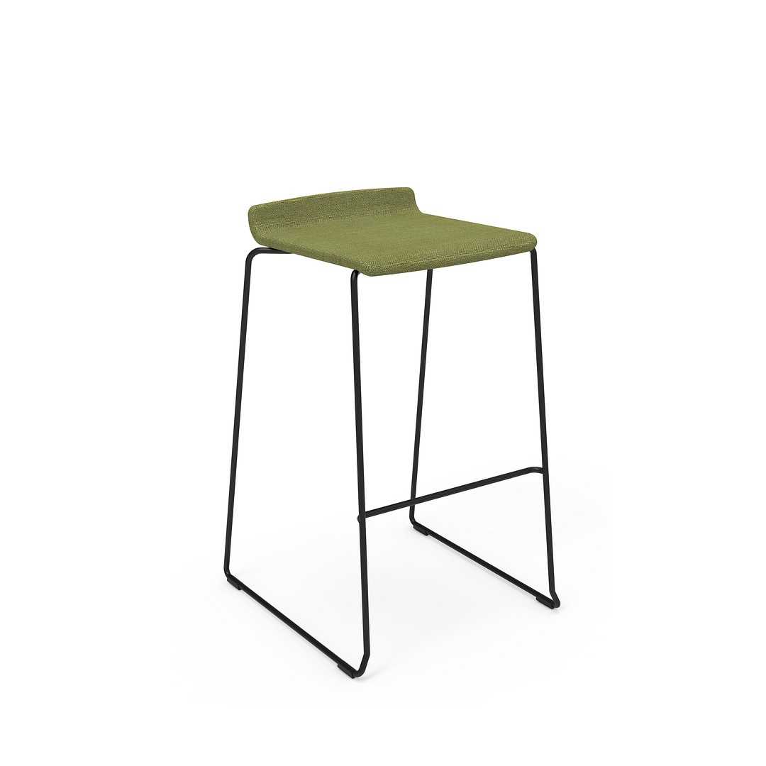 Form - Bar stool with sled base | Martela
