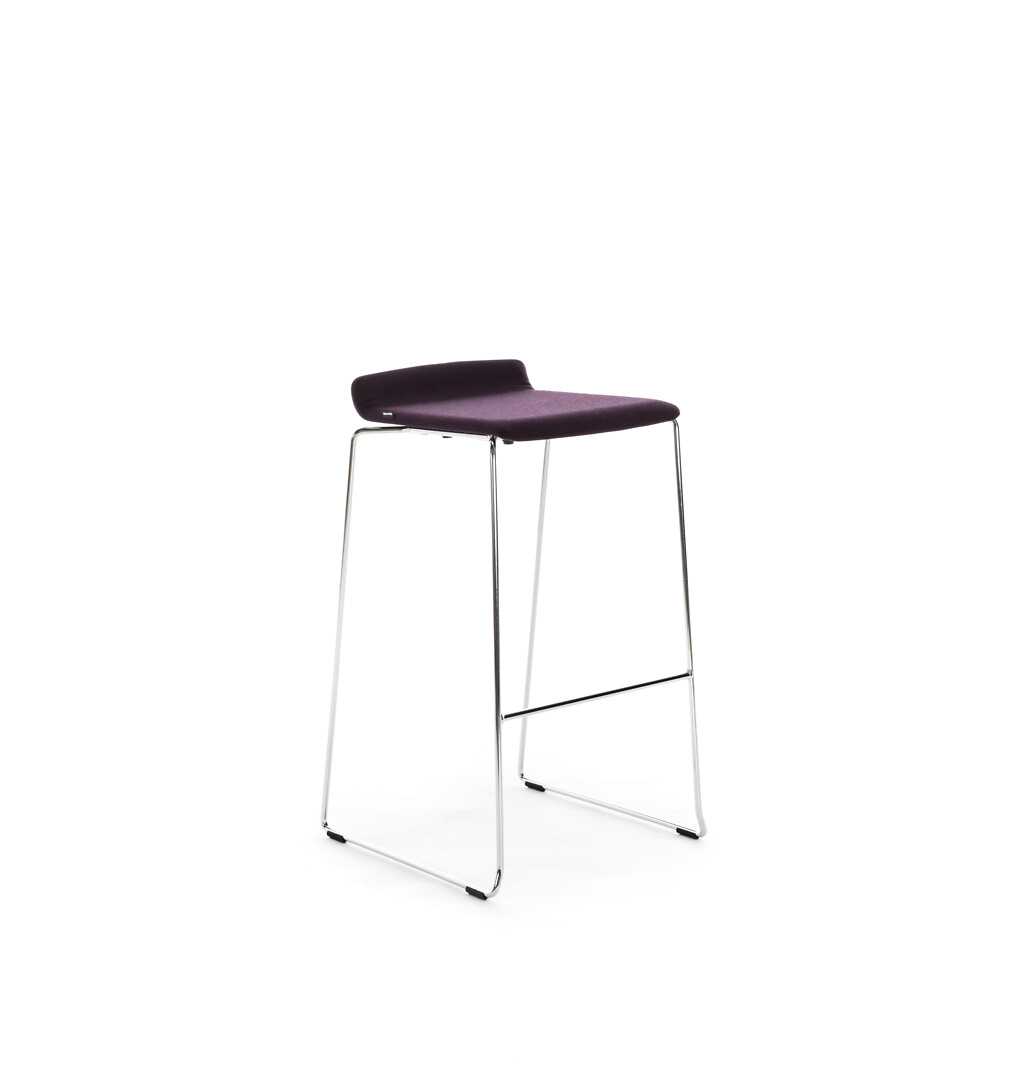 Form - Bar stool with sled base | Martela