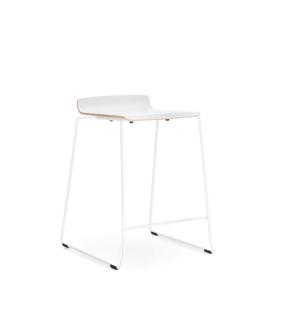 Form - Bar stool with sled base | Martela