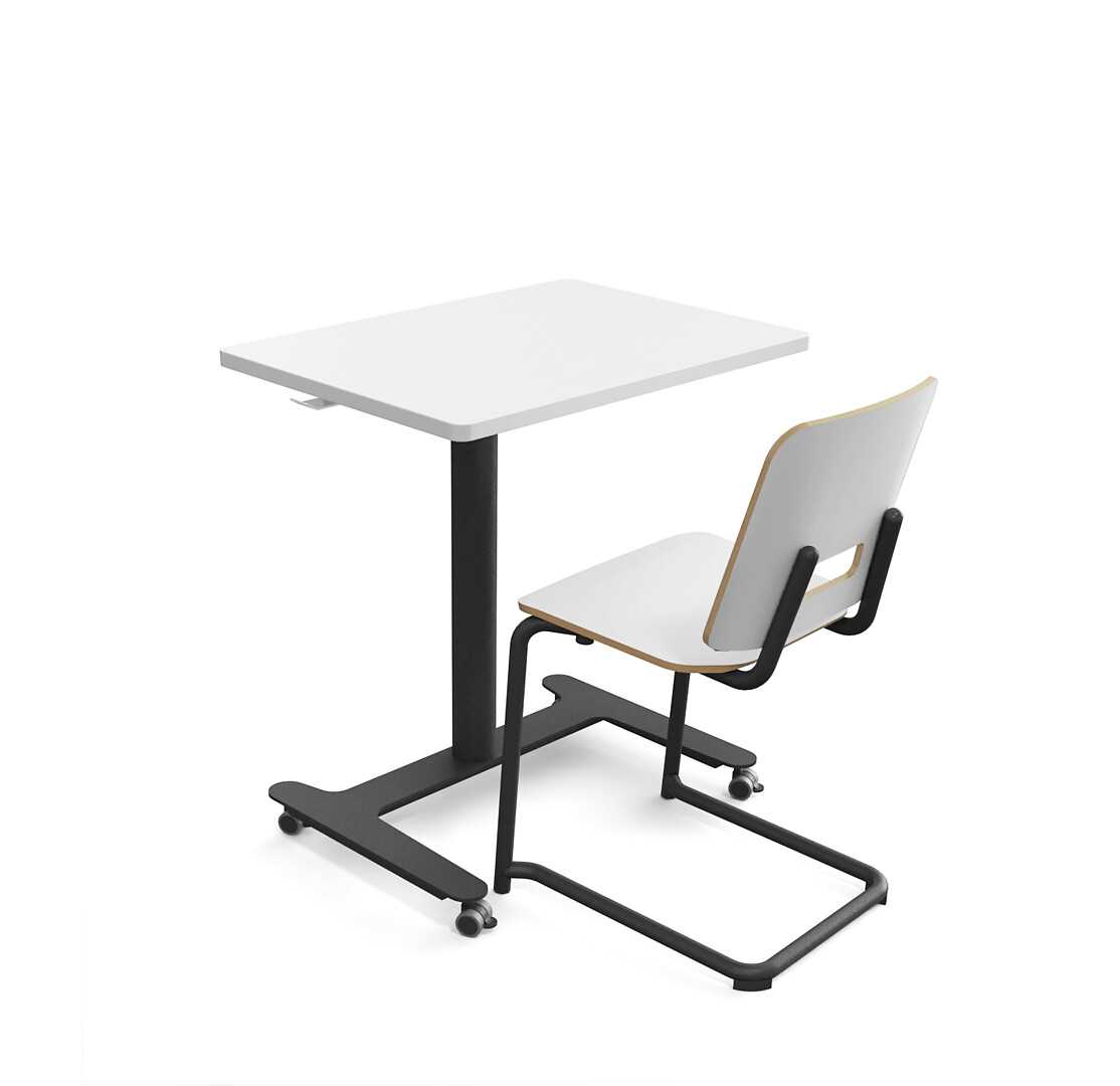 Jojo - Sit and stand table with H-base | Martela