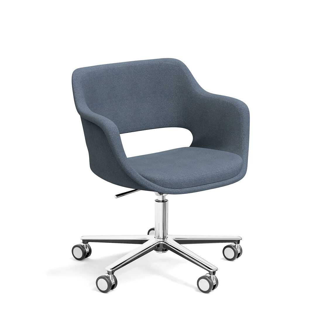Kilta - Universal chair with five star base, castors and height ...