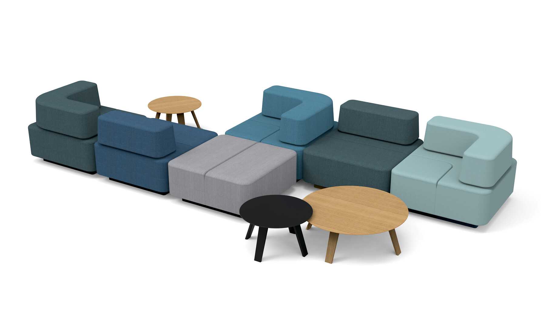 Movie - Bench with backrest | Martela