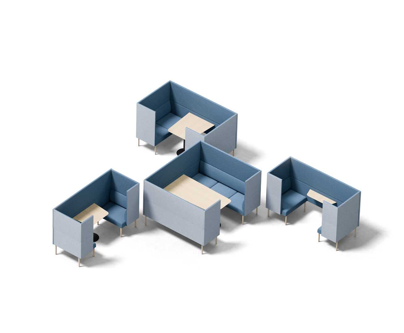 Noora Meet & Work - Meeting module for 2-6 persons | Martela