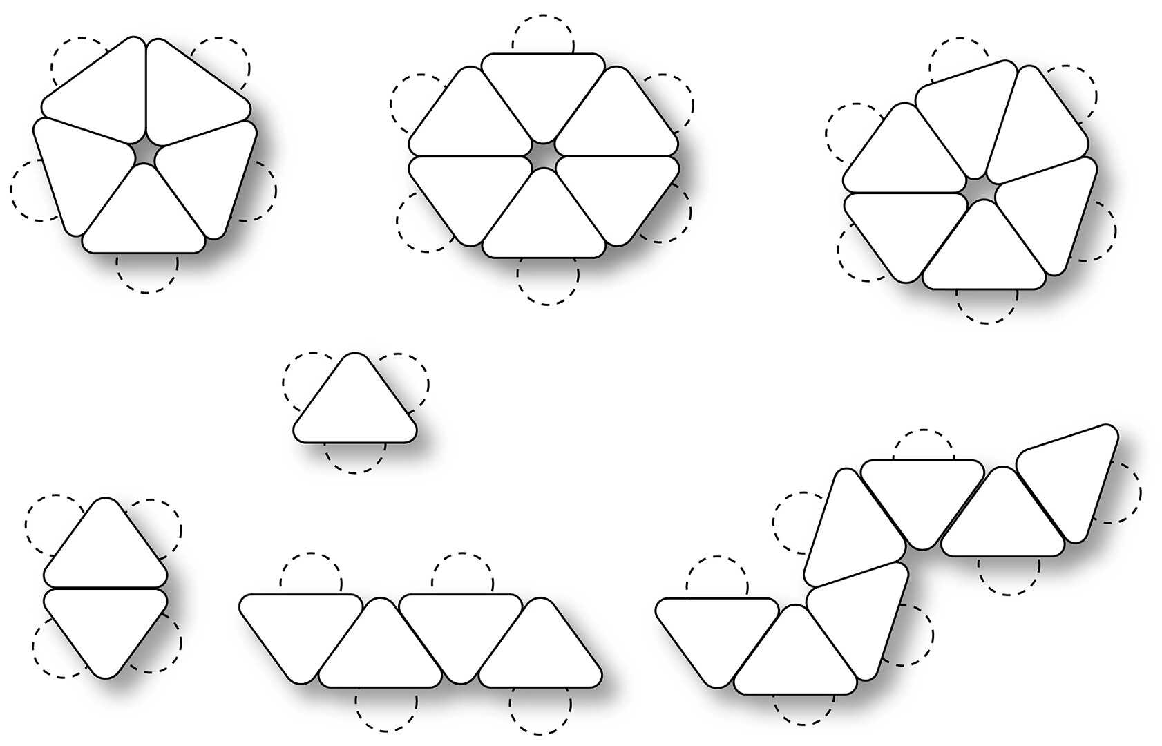 Pinta Triangle&Rectangular - Student and teamwork table | Martela