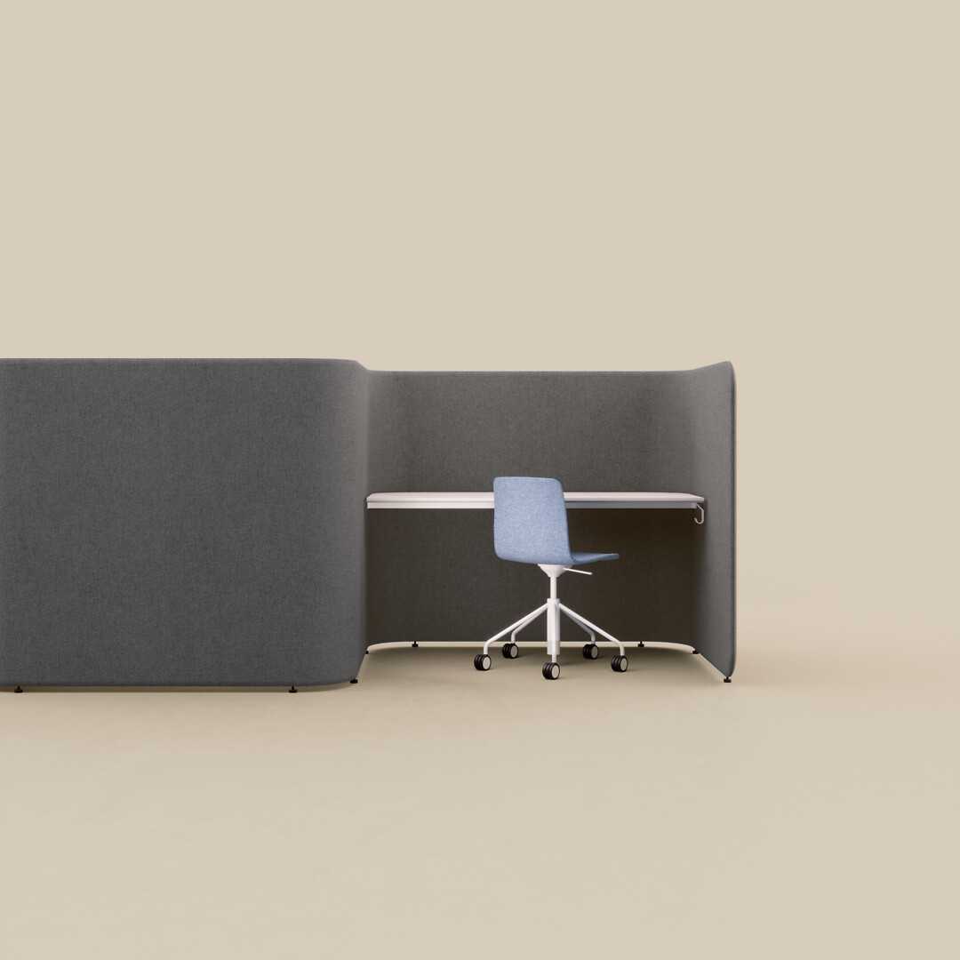 PodWork - Workstation module with screens | Martela