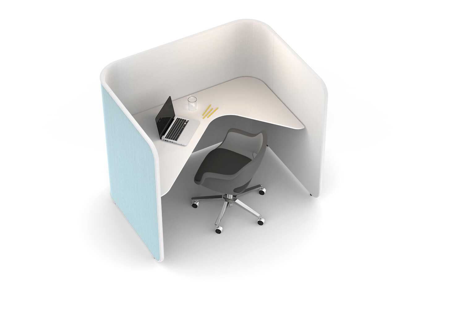 PodWork - Workstation module with screens | Martela