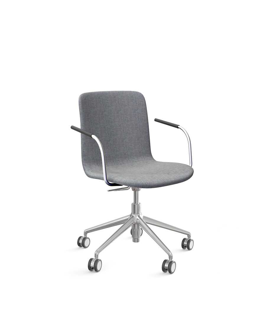 Sola - Conference chair with five star base and height adjustment | Martela