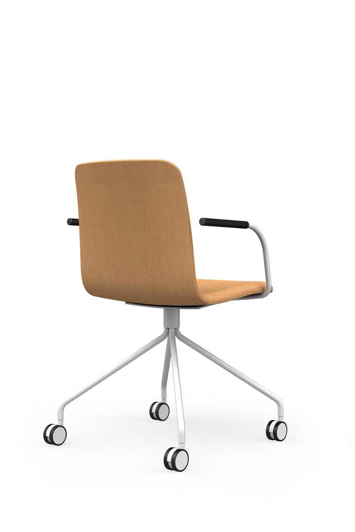 Sola - Conference chair with four leg base and castors | Martela