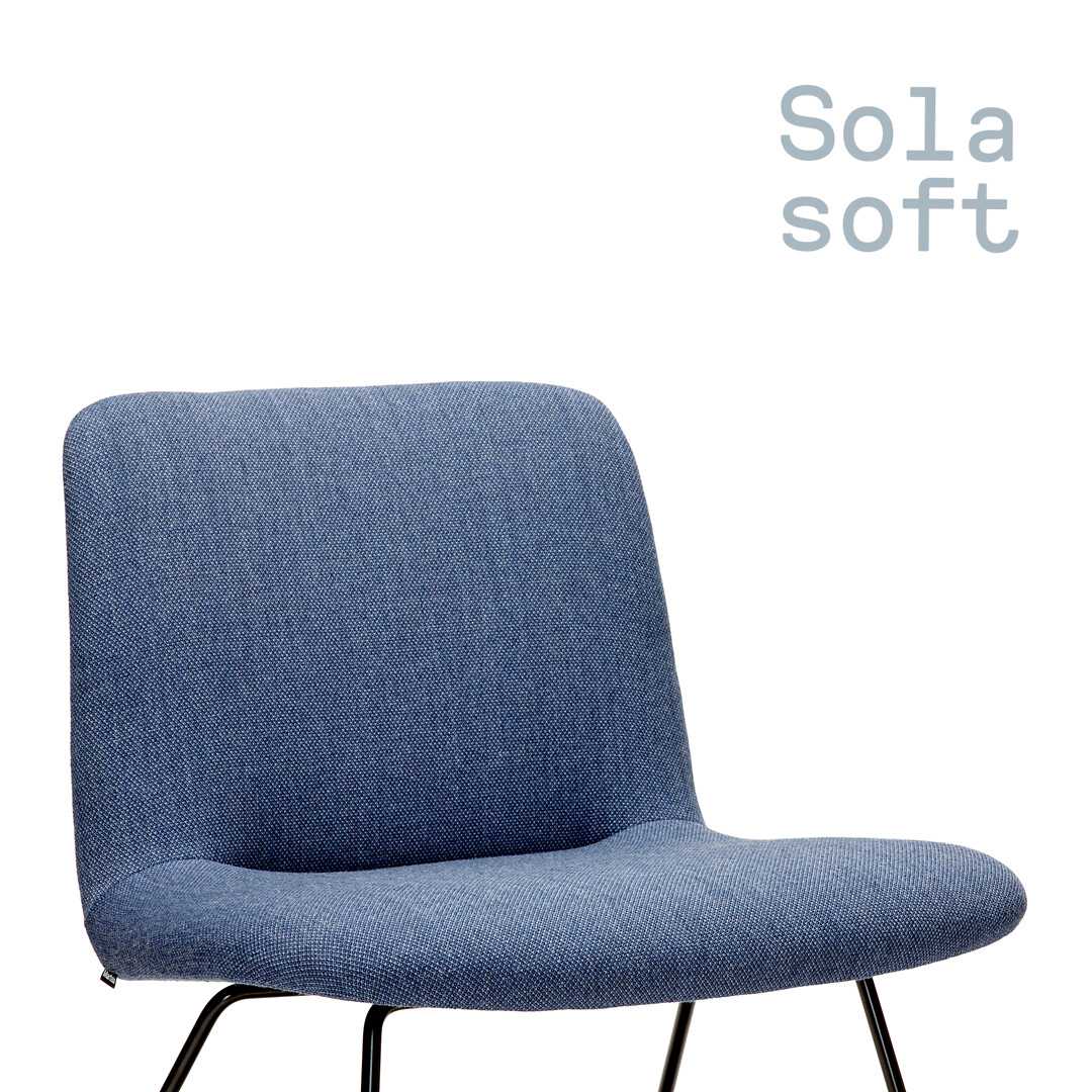 Sola - Easy chair with four leg base | Martela