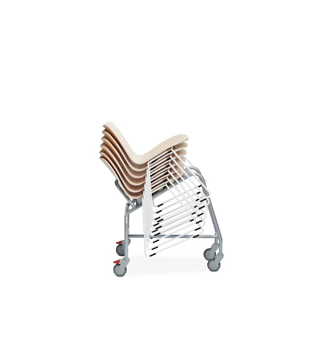 Chair trolley - Trolley for storing and moving chairs | Martela