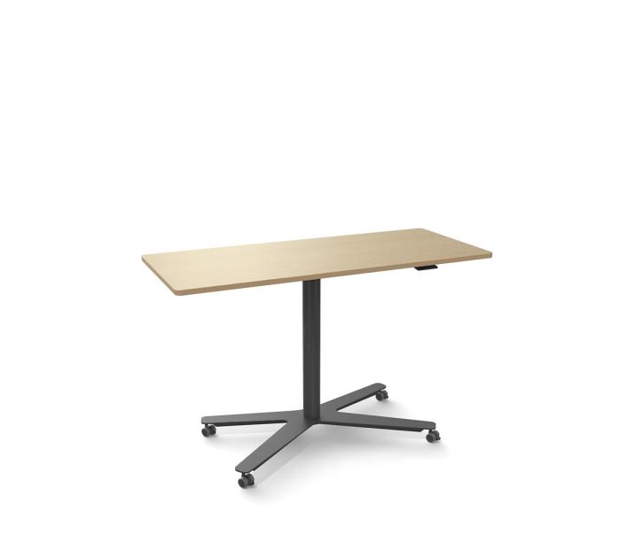 Jojo - Sit and stand table with X-base | Martela